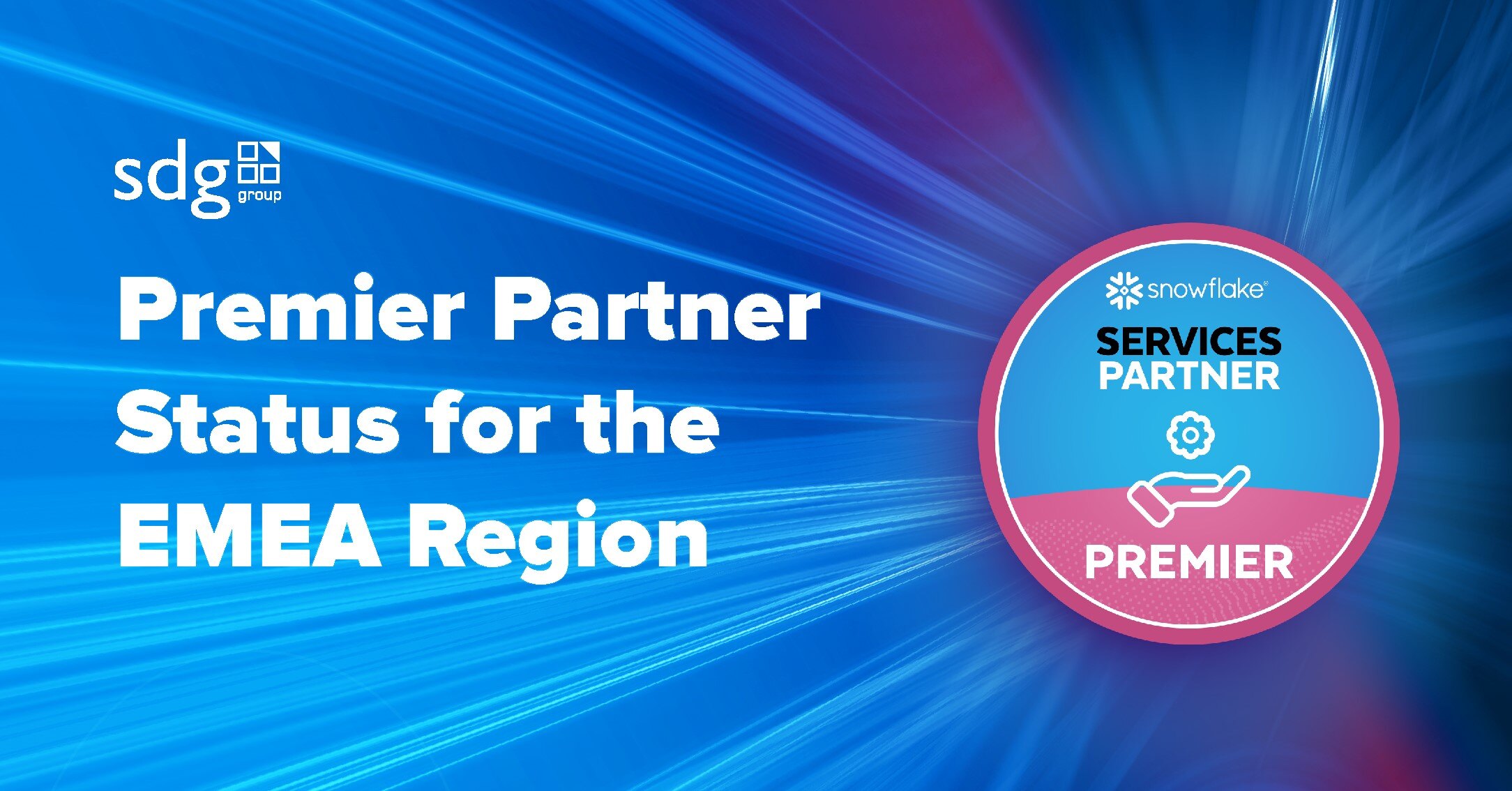 SDG Group achieves Premier status with Snowflake across the EMEA region ...